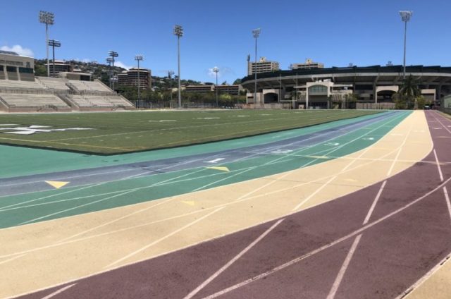 Hawaii athletics facilities: Long-awaited track rolled out – Hawaii ...